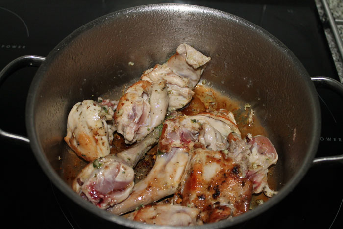 Conejo en salsa fácil